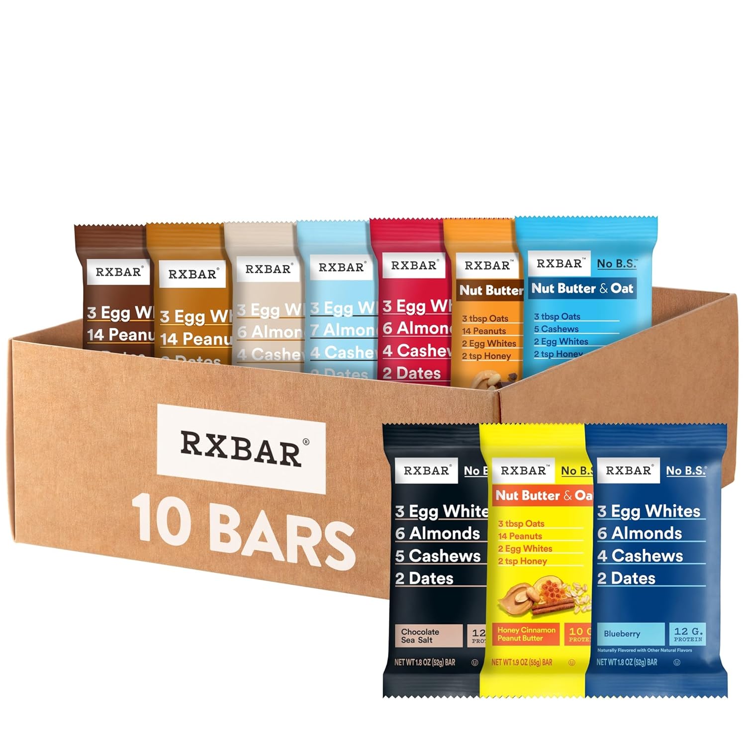 RXBAR Protein Bars, Variety Pack (12 Count) Only $14.27
