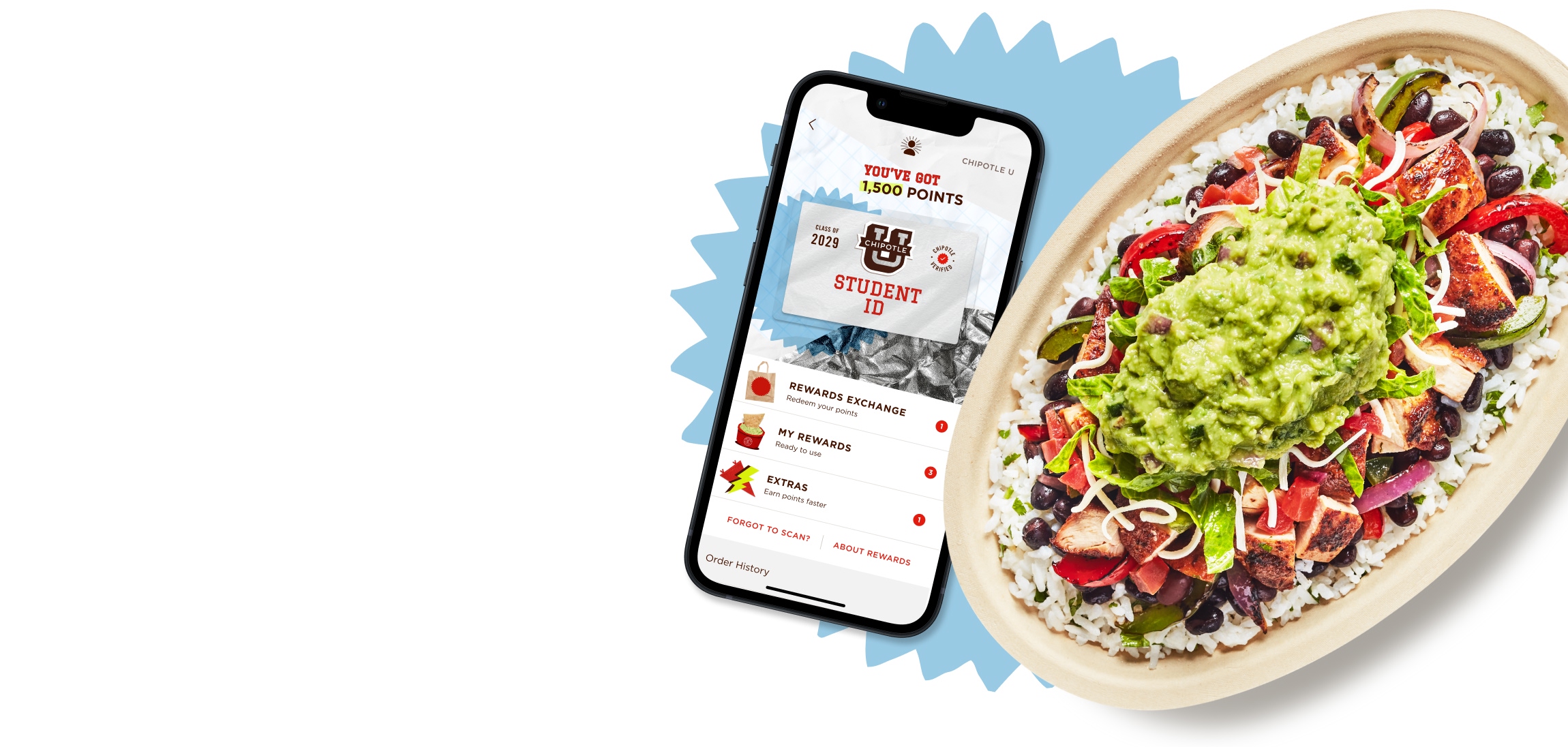 Thursday Freebies - Free 1,000 Chipotle Points for College Students