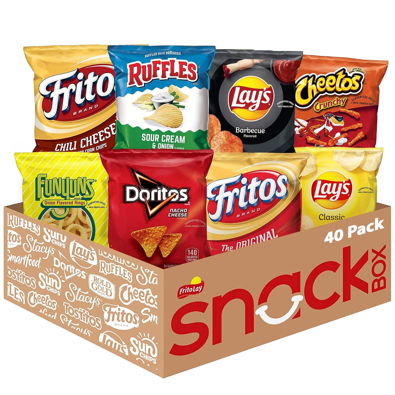 Frito-Lay Variety Packs, Party Mix, Single Serve Bags (40 Pack) Only $12.54