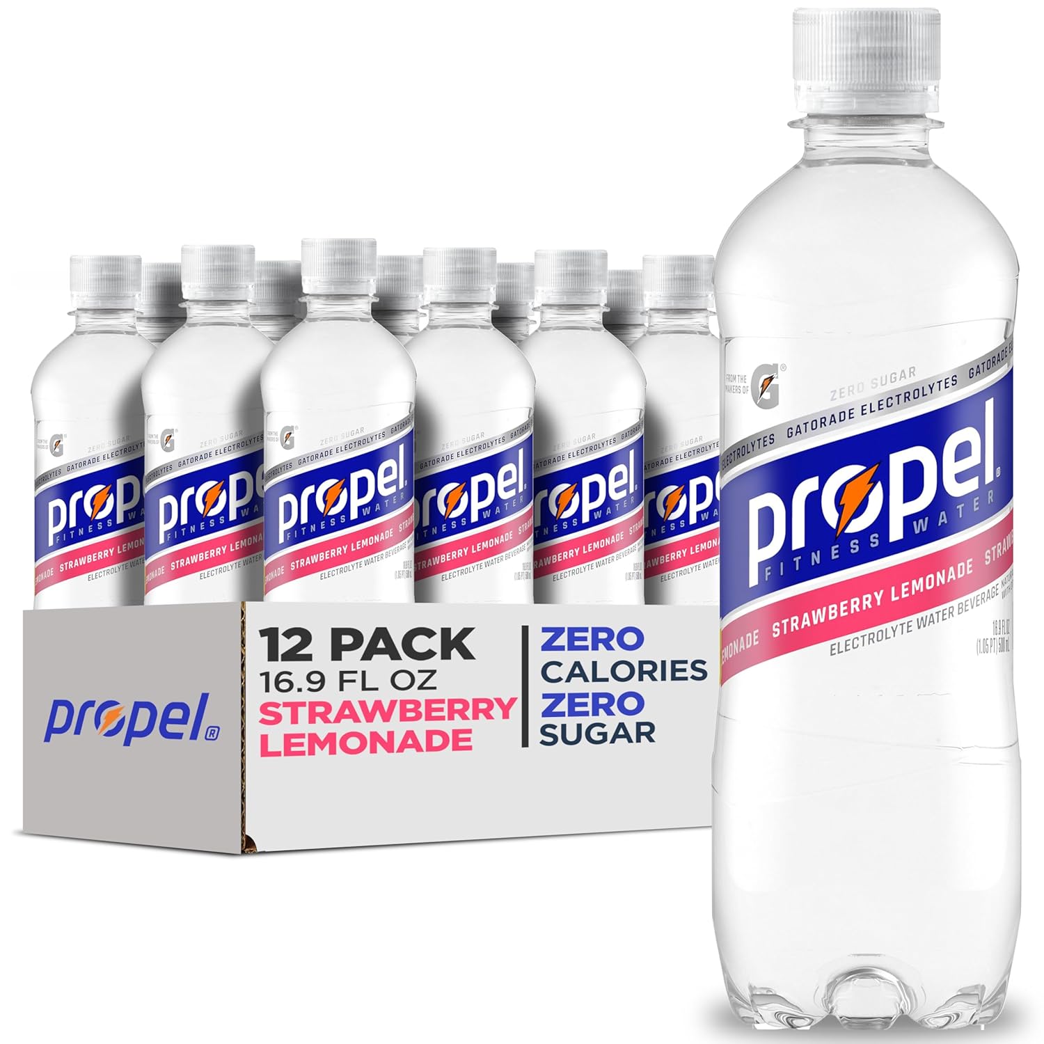 Propel Electrolyte Enhanced Water Sports Drink, 12 Pack Only $4.62