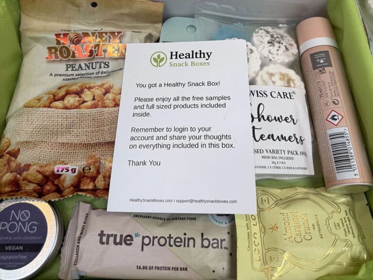 Saturday Freebies - Free Healthy Snack Box