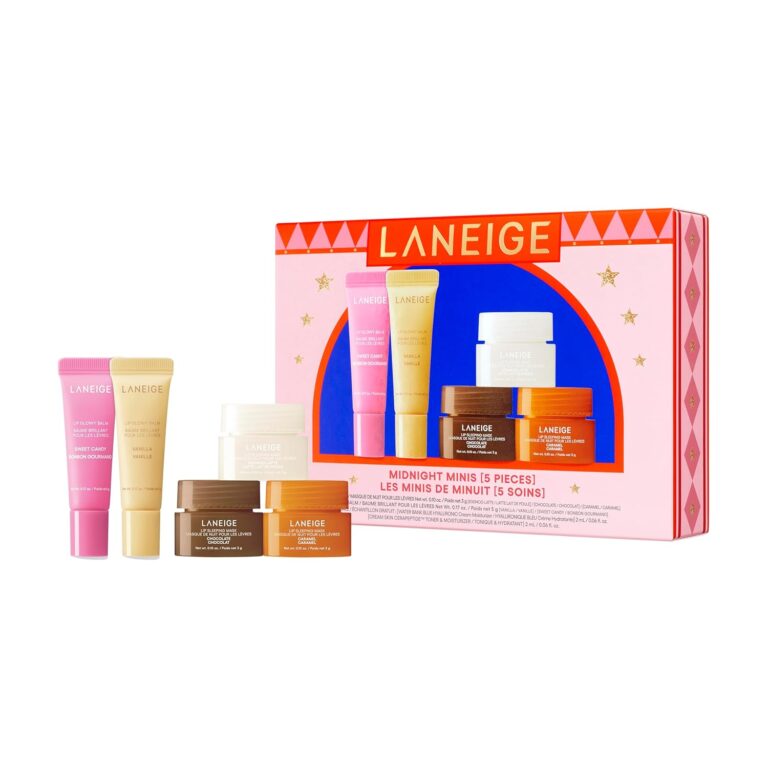 Laneige Skincare & Lip Care Holiday Gift Set Only $14.70
