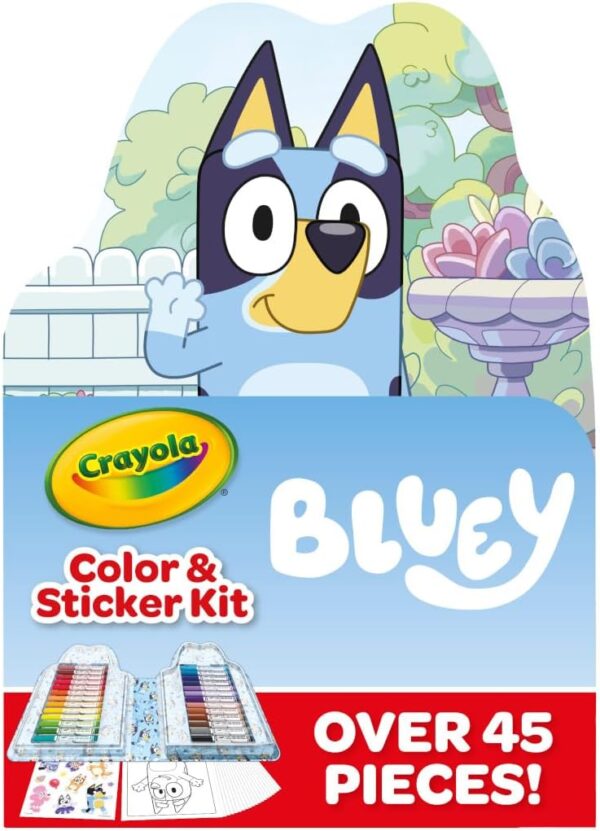 Crayola Bluey Art Kit for Kids (45pcs) Only $8.60